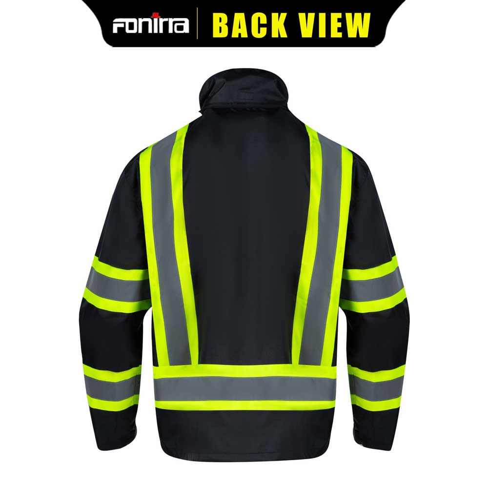 JK55B Fleece Winter Outdoor Work 3-In-1 Hi Vis Safety Jacket– fonirra