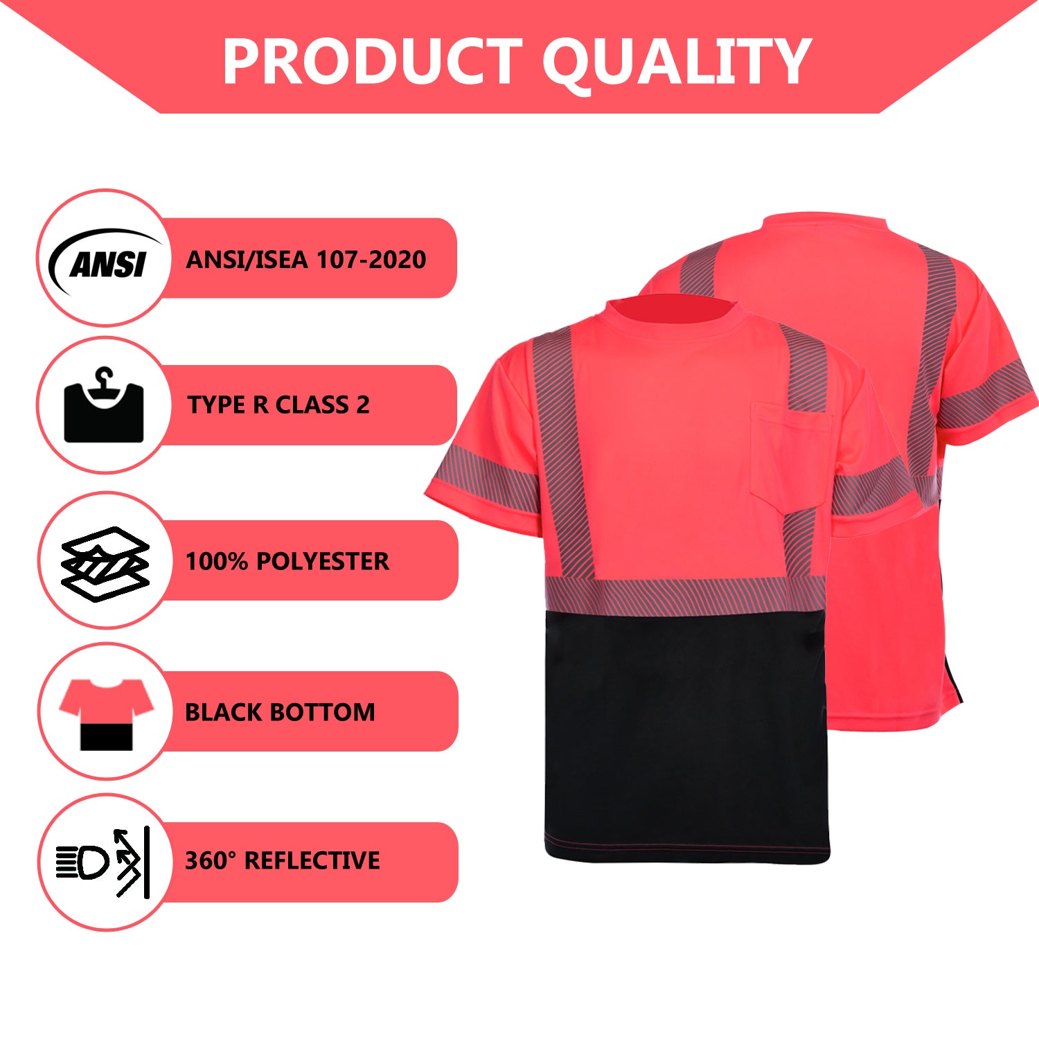 Safeguard Your Workplace Safety with these Class 2 High Visibility Shi ...